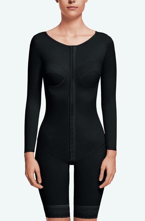 5011 - ABOVE THE KNEE FULL BODY SHAPER - BEIGE - XS